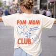 CLOTEX Pom Mom Club, Pomeranian Shirt, Comfort Colors Pom T-shirt, Dog ...