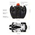 Wupuaait Spinning Rotate Wall Climbing RC Car Toy, 360° Stunt, LED ...