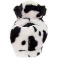 Cow Slippers - Plush Animal Slippers Novelty House Shoe (Black & White ...
