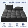 JUSTLET Extra Thick California King Mattress Topper, Cooling Mattress ...