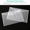Clear Document Folders Transparent Filing Envelopes Waterproof Plastic ...