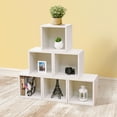 Way Basics Eco Stackable Storage Cube and Cubby Organizer, White ...