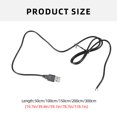 25cm-300cm USB Male to Open End 2Pin Power Cable Extension Cord Wire 5V ...