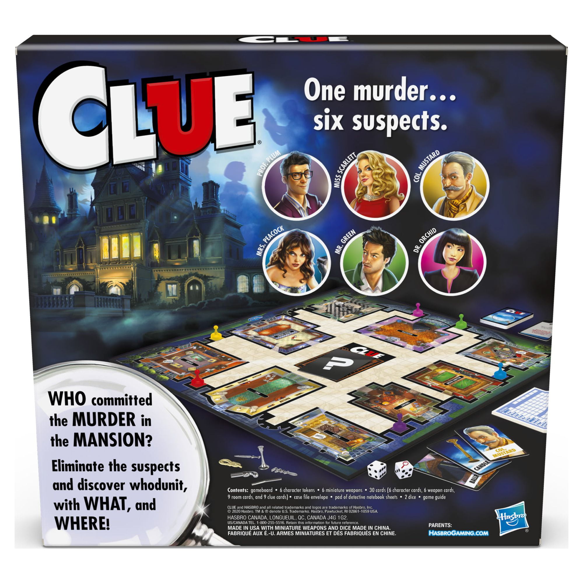 Clue Classic Mystery Board Game for Kids and Family Philippines | Ubuy