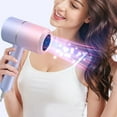 Battery Heater Portable Cordless outside Foldable Hair Dryer High Power Household Negative Ion ...
