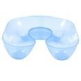 ETHZZLE hairdressing supply Hair Dye Neck Tray Plastic Blue 1Pack ...