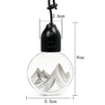 Car Pendant Light Mini Acrylic Auto Interior Ornament Romantic Light Up ...