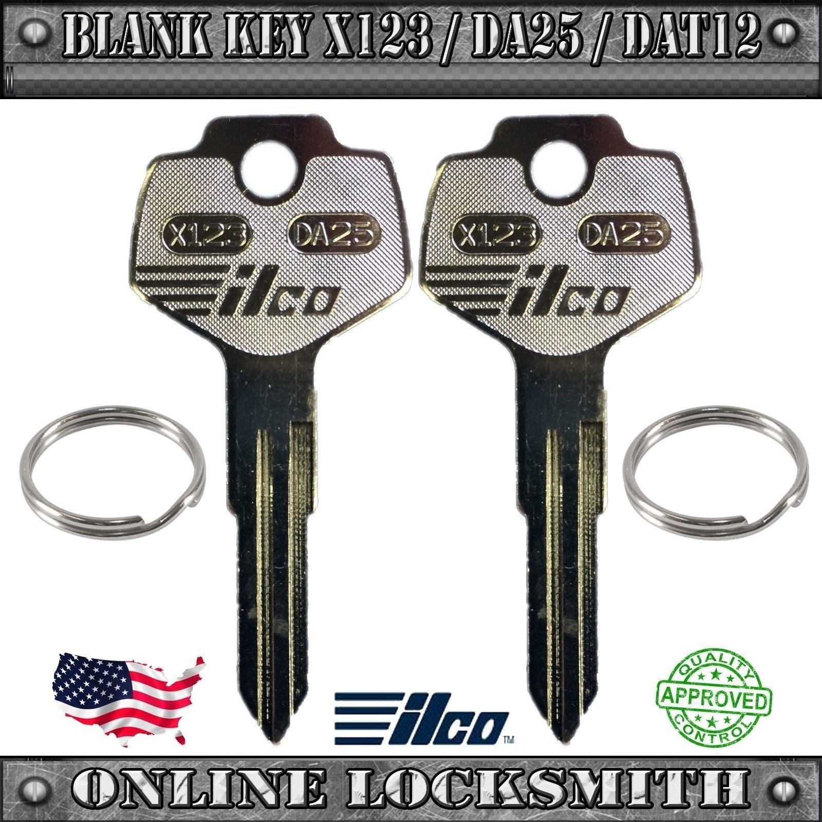 2 New Keys For Subaru & Nissan Vehicles Replacement Uncut Key Blade ...
