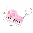 10Pcak Micro Piano Toy Keychain, Portable Keyboard Instrument Keychain ...