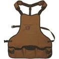 Bucket Boss SuperBib Brown Duckwear Work Apron with 16 Pockets and Dual ...