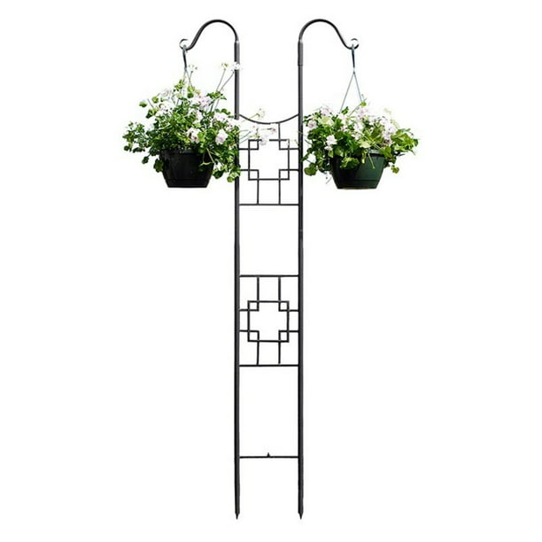 Achla Designs Square-on-Squares Double Pole Trellis - Walmart.com