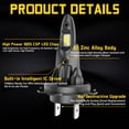H7 LED Headlight Bulb Conversion Kit High Low Beam Lamp 6500K Super ...
