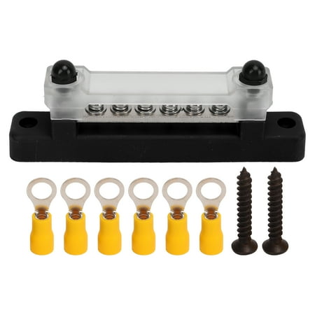 Power Distribution Busbar,6 Terminal Bus Bar Terminal Bus Bar Marine ...