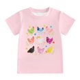 BOOMNY Toddler Girls Short Sleeve T-Shirts Crew Neck Cartoon Graphic ...