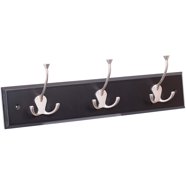 Mainstays, Double-Hook White Hoop Coat Hook, Mounting Hardware Included ...