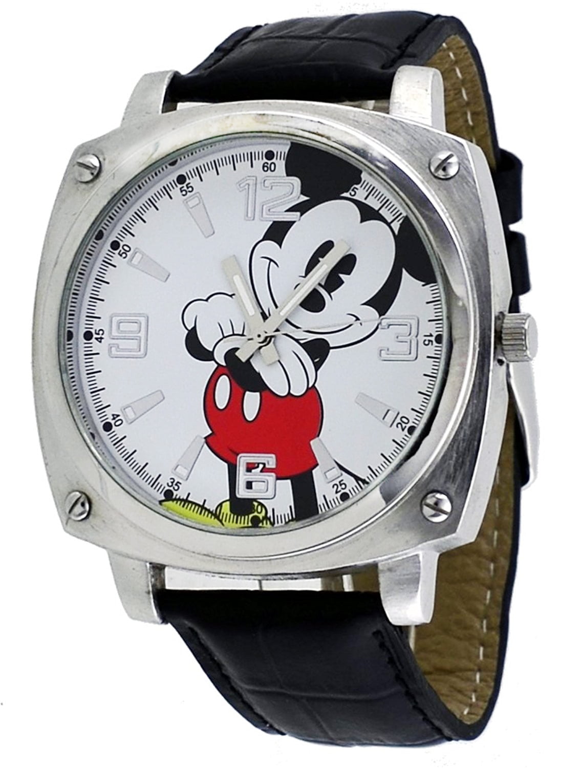 Men's Mickey Mouse black Strap Analog Jumbo Watch Mck992 - Walmart.com