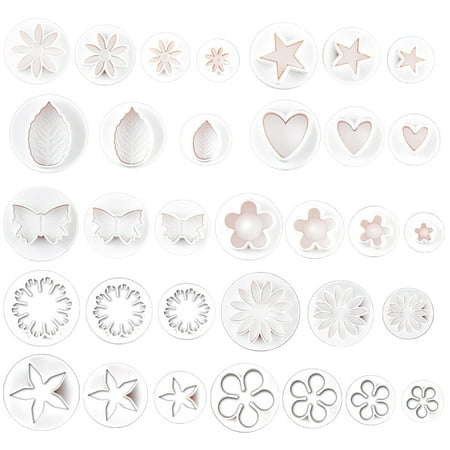 XZNGL Ensemble d'outils de fondant 33 pièces Moule à gâteau de cuisson ...