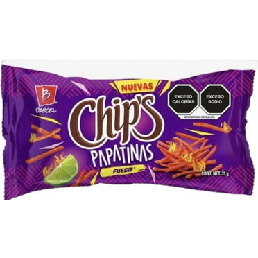 Barcel POP Karameladas 45g Box with 5 bags papas snack Mexican Chips ...