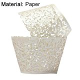 Hariumiu Kitchen Cupcake Wrappers Pack of 12/48 Filigree Artistic Bake ...