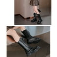 Girls White Lace-Up Combat Galoshes with Side Zipper, Knee-Highs Lugs ...