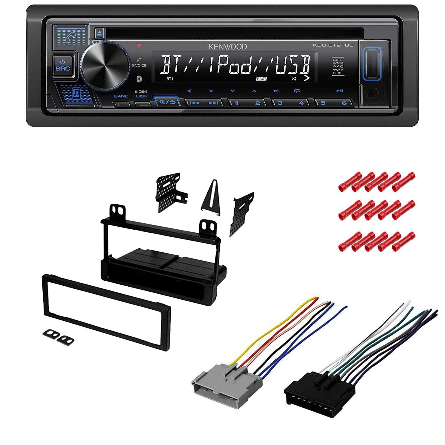 KIT8145 Kenwood Car Stereo with Bluetooth for 1997 Ford Econoline Van w ...