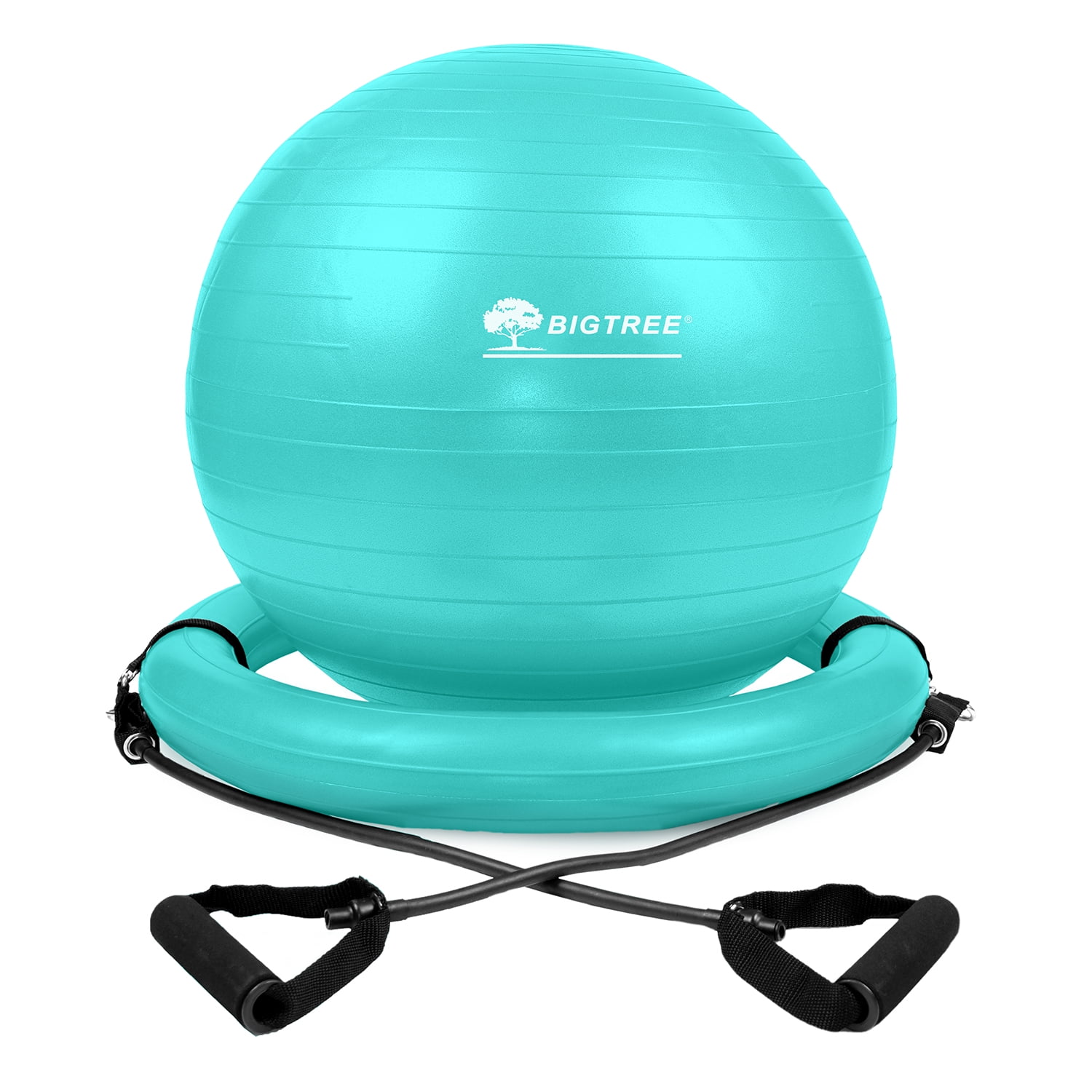 BIGTREE Exercise Ball Chair Yoga Balance Ball Chair Fitness Set with ...