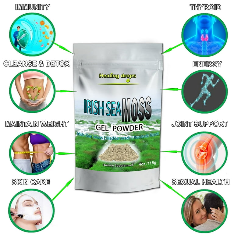 Sea Moss Powder Organic Dr Sebi Cell Food Keto Diet With, 57% OFF