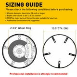 LED Wheel Ring Rim Lights RGB Color Chasing Turn Signal IP68 Bluetooth ...