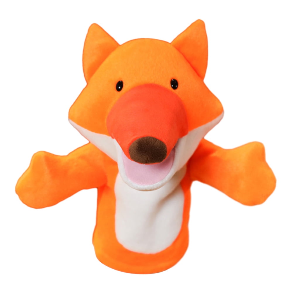 Gyratedream Foxes Kids Hand Puppet with Working Mouth, Toddler Animal ...