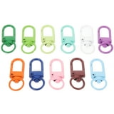 MLINS 20pcs Bag Buckle D Rings Buckle Key Buckle Ring Purse Buckles for ...