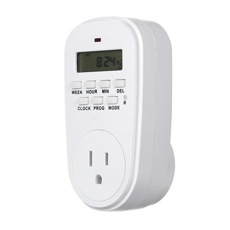 Digital Timer Switch Socket with LCD Display -in Programmable Time ...