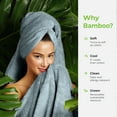 Cariloha Organic Bamboo Viscose and Turkish Cotton Hand Towel - Highly ...