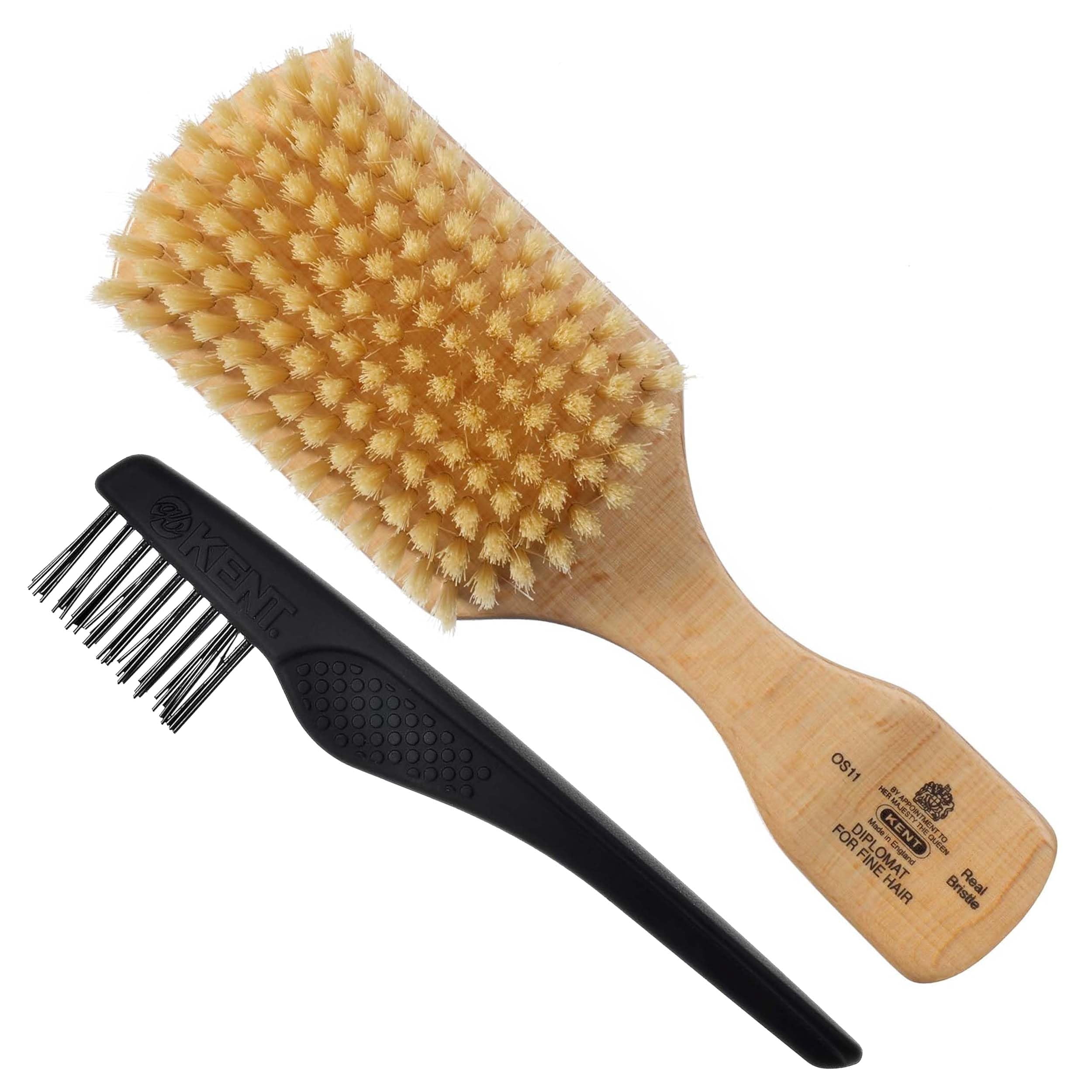 Cepillo para cabello y barba Kent OS11 Satinwood Military Club | Bodega ...