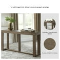 Signature Design by Ashley Cariton Console Sofa Table, Contemporary Entryway Furniture, Gray ...