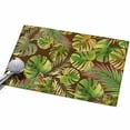 Abstract Olive Monstera Tropical Leaves Rectangle Rug 2'x3' Green ...
