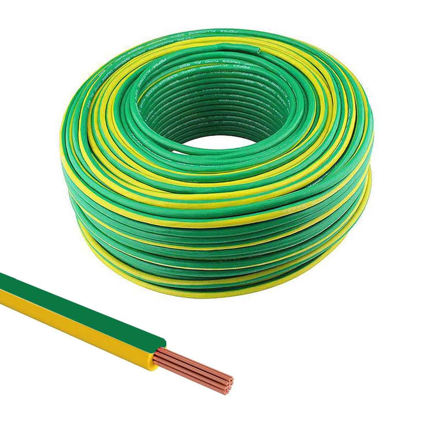Cable Electrico THW Calibre 8 Alucobre Rollo 100M Antiflama Verde Keer ...