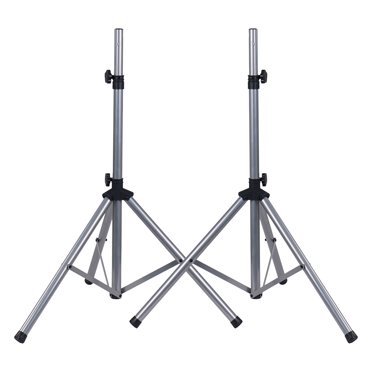 Pyle Pro Adjustable Extending Height Tripod Speaker Stand Holder Mount, 2-Pack - Walmart.com