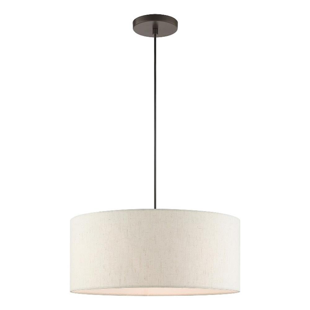 Click here for Bowery Hill 3-Light Modern Metal Drum Pendant In E... prices