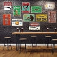 Retro Bee Metal Tin Sign Wall Decor, 8 x 12 Inch Vintage Garden Kitchen ...