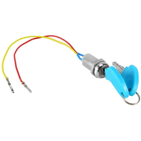 Aramox Ignition Switch with Key, 2 Wire Key Ignition Switch Locking ...