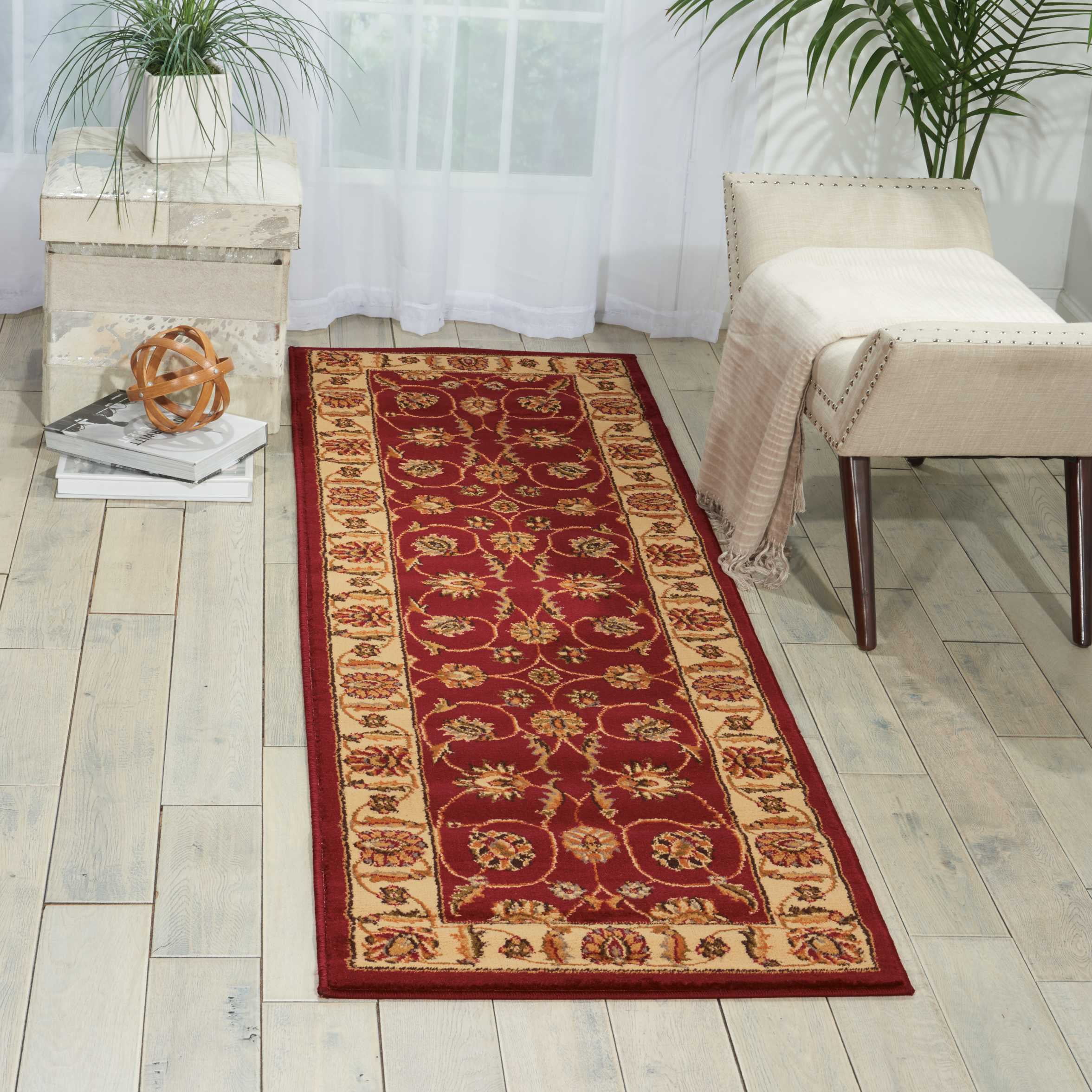 Nourison Paramount Bordered Red Area Rug - Walmart.com - Walmart.com