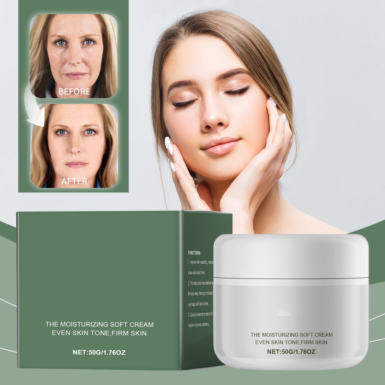 Crema hidratante instantanea Fiudx que levanta y reafirma la piel ...