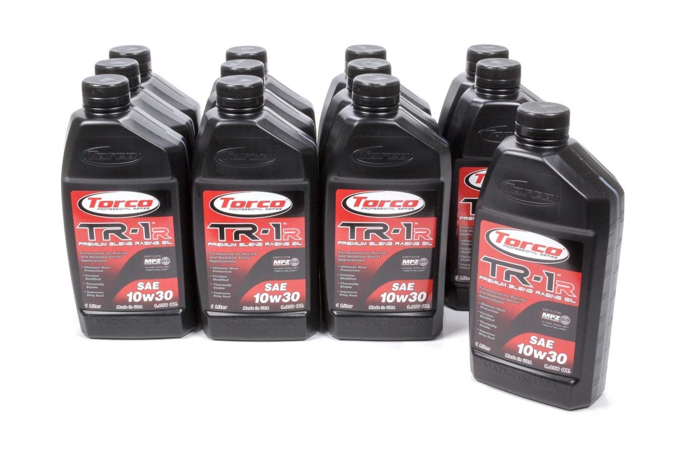 TORCO A141030C Motor Oil TR-1R Racing Oil 10w30 Case 12x1-Liter ...