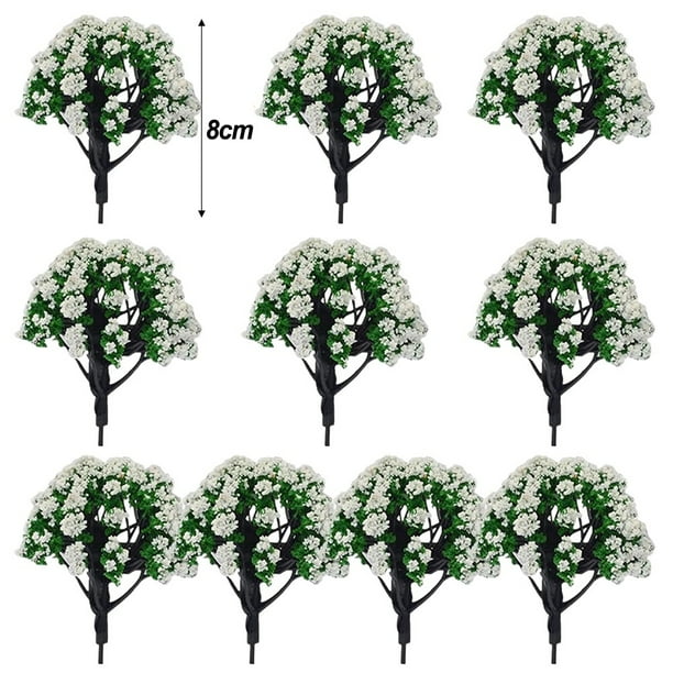 MYG 10x 1/150 1/100 Scale Artificial Model Trees Train Forest Diorama ...