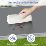 Outdoor Camping Picnic Table Foldable Portable Table Gray - Walmart.com