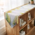 Autumn Forest Table Runner Linen Burlap Table Runner 48 Inches Long ...