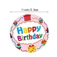 2 Rolls Birthday Party Sticker Waterproof Adhesive Labels For Glass ...