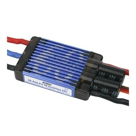 E-flite 60-Amp Pro Switch-Mode BEC Brushless ESC V2: EC3, EFLA1060B ...