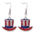 250 Anniversary Usa Decorations,4th of July Hook Earrings Star Dangle ...