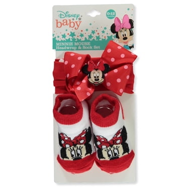 Disney Toddler Girls' Minnie Mouse 3 Pack Knee High Socks, Size 4-6 ...